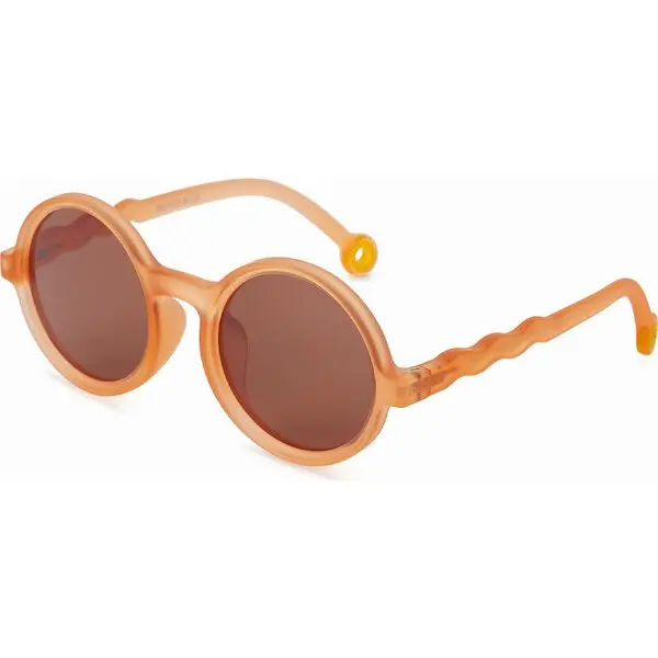 OLIVIO Youth Round Sunglasses - Grapefruit Pink