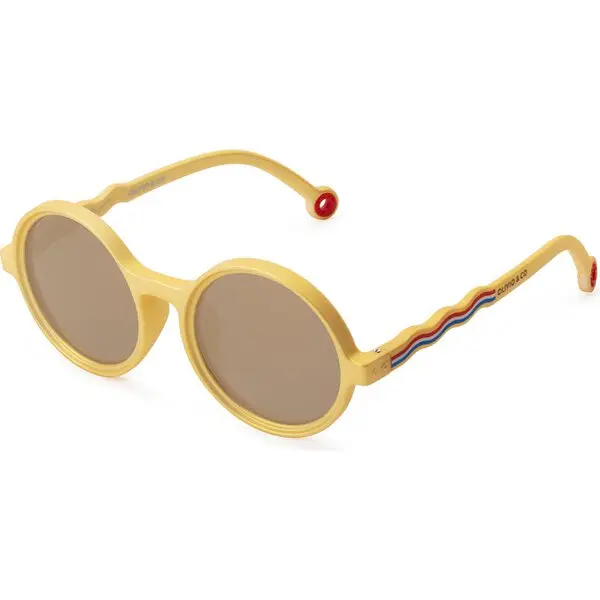 OLIVIO Youth Round Sunglasses - Medallion Gold