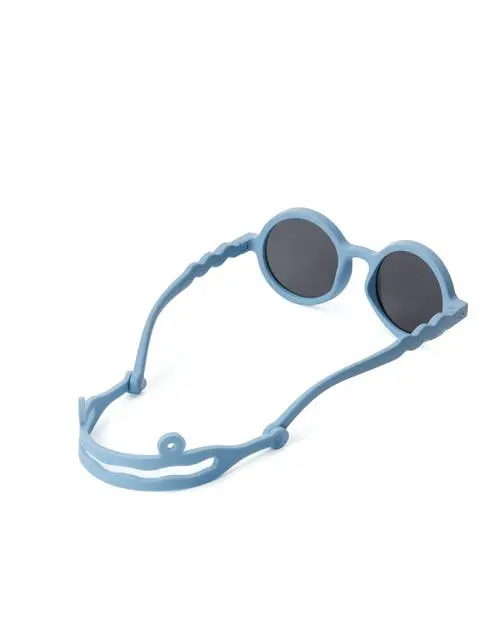 OLIVIO Youth Round Sunglasses - Reef Blue