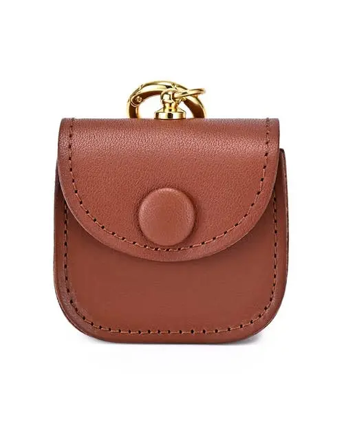 OLD TREND Toti Genuine Leather Mini Structured Charm - Brown