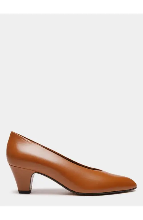 Bally Alva Pump In Leather - Brown