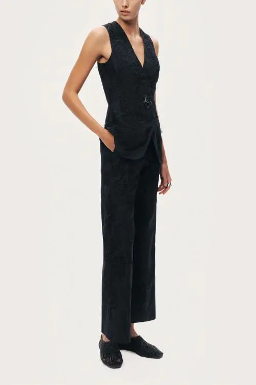 NOCTURNE Textured Tailored Vest