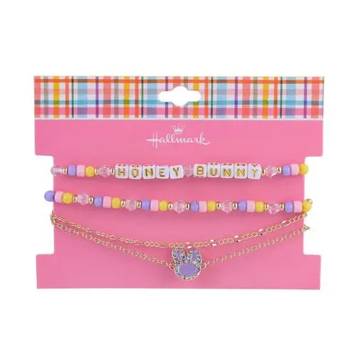HALLMARK 4pc Easter Bracelet Set - Purple