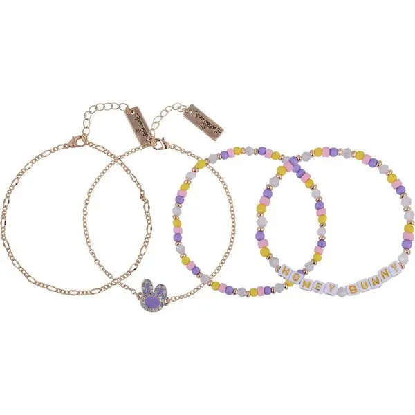 HALLMARK 4-piece Easter Bracelet Set - Yellow