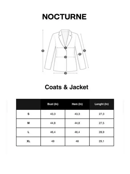 NOCTURNE Printed Wrap Jacket