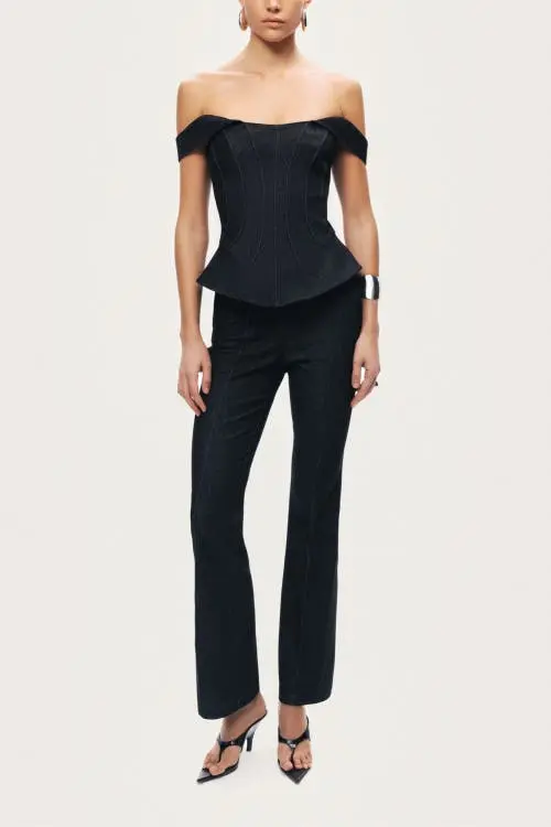 NOCTURNE Off-shoulder Sculpted Bustier
