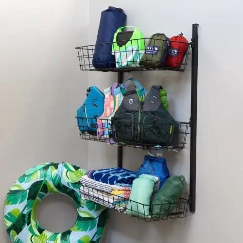 STOREYOUR G-basket | Adjustable Wall Storage System | Holds 120 Lbs