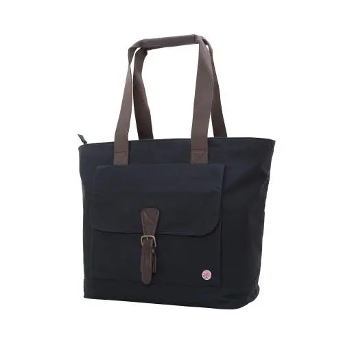 TOKEN Waxed Montague Tote Bag - Black