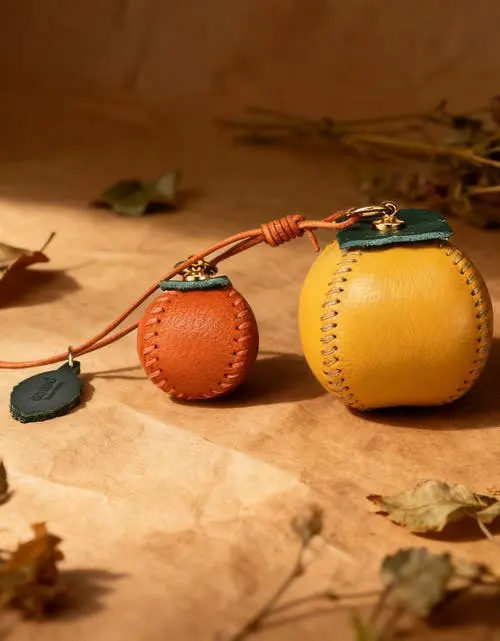 OLD TREND Persi Fruit Charm - Mustard & Terra Cotta