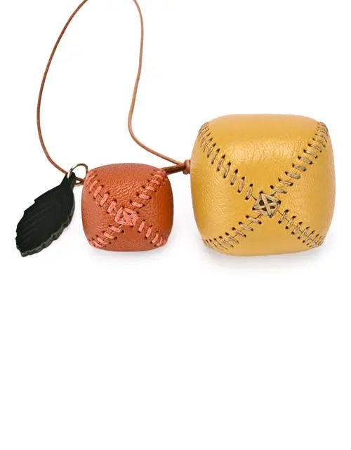 OLD TREND Persi Fruit Charm - Mustard & Terra Cotta