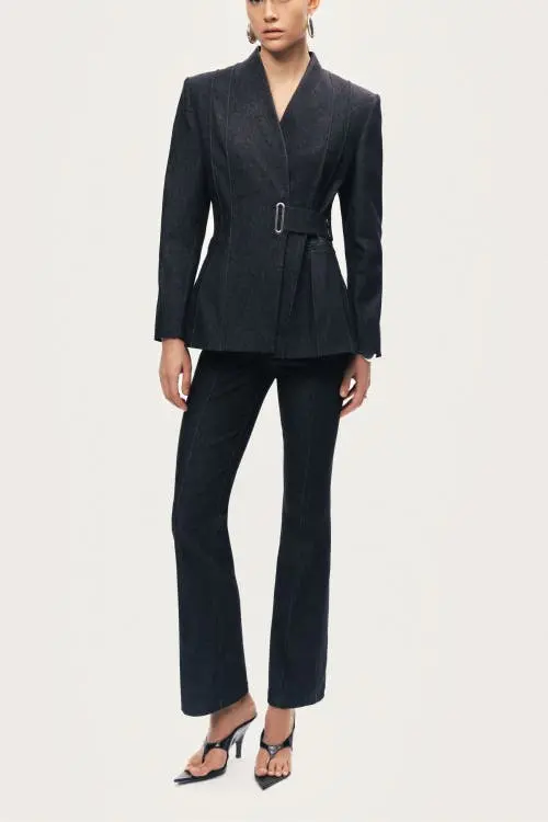 NOCTURNE High-rise Straight-leg Tailored Trousers