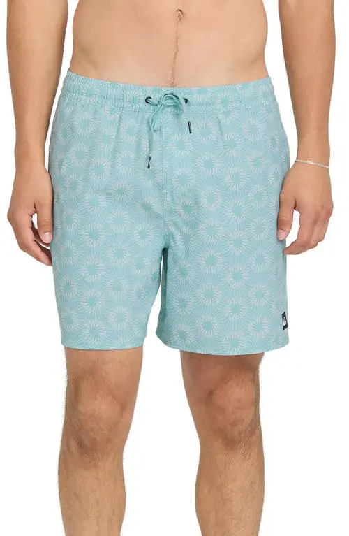 Quiksilver Ocean Mayhem Volley Swim Trunks - Aqua