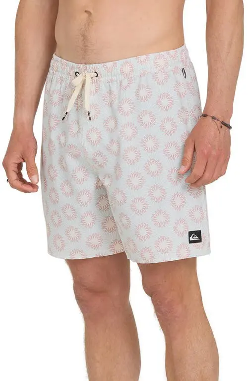 Quiksilver Ocean Mayhem Volley Swim Trunks - Bone White