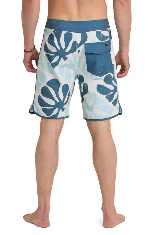 Quiksilver Sol Tiles 19" Board Shorts - Bone White