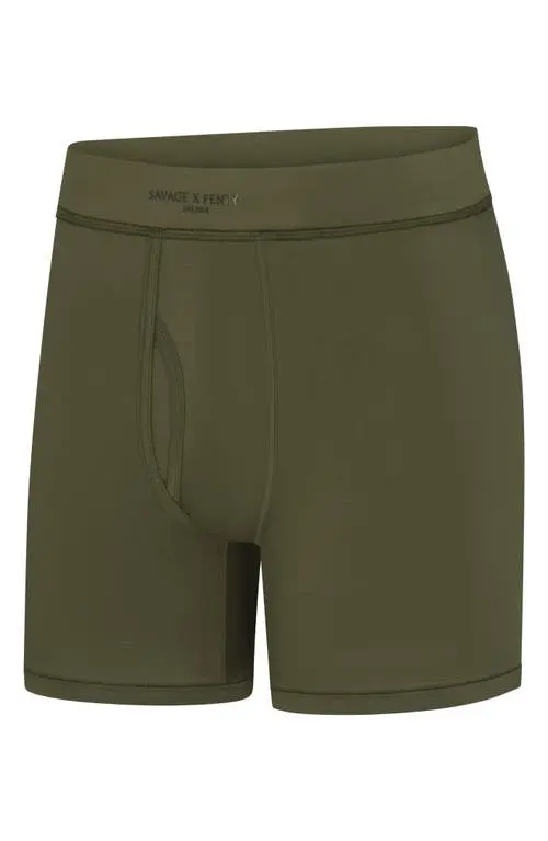 SAVAGE X FENTY Homme Base Boxer Briefs - Antique Green