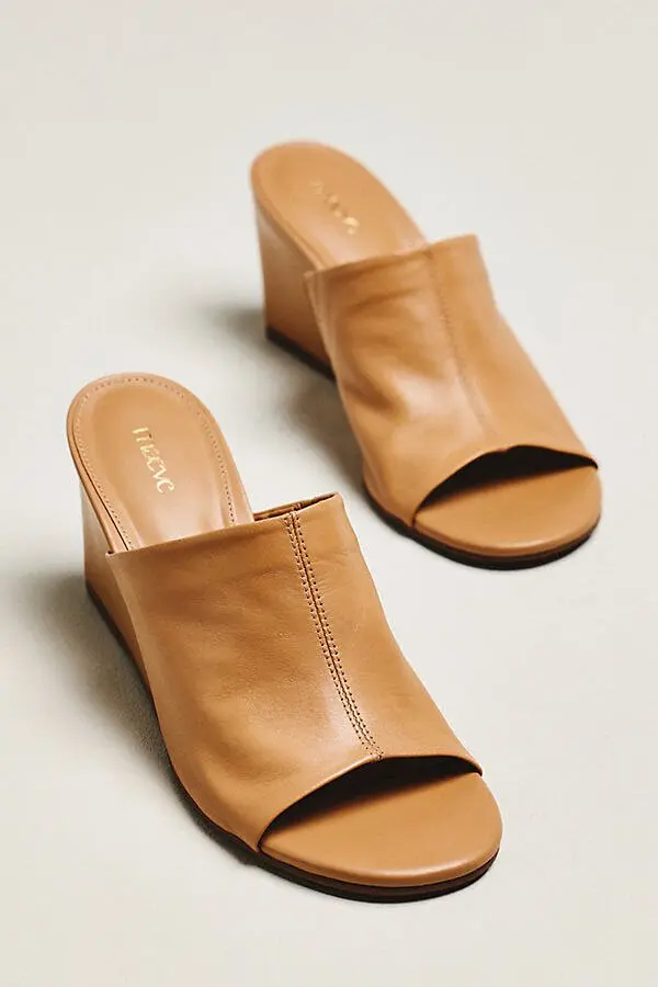 Maeve Open-toe Wedges - Tan