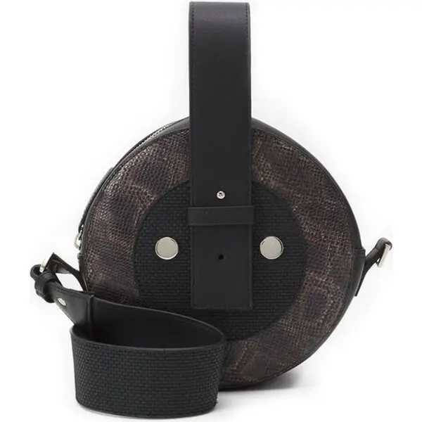 DOIZPE Libertad Cactus And Snake Crossbody Bag - Black