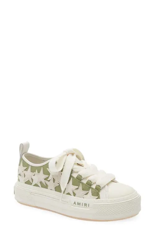 Amiri Stars Court Sneaker - Green