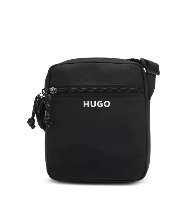 Hugo Crossbody Bag With Logo - Black