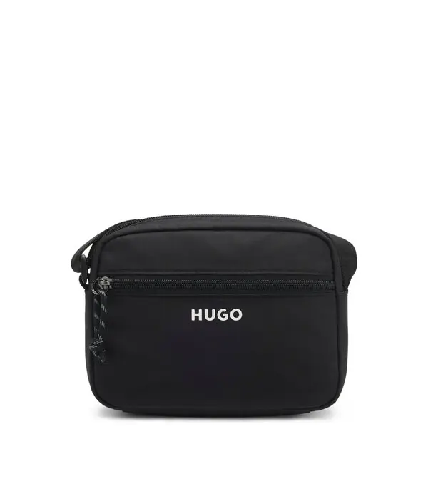 Hugo Crossbody Bag With Logo - Black