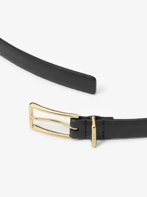 Michael Kors Leather Belt - Black