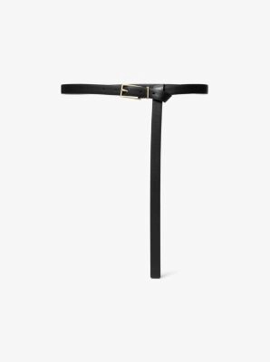 Michael Kors Leather Belt - Black
