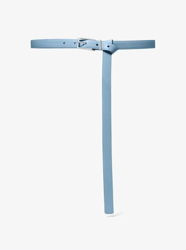 Michael Kors Leather Belt - Blue