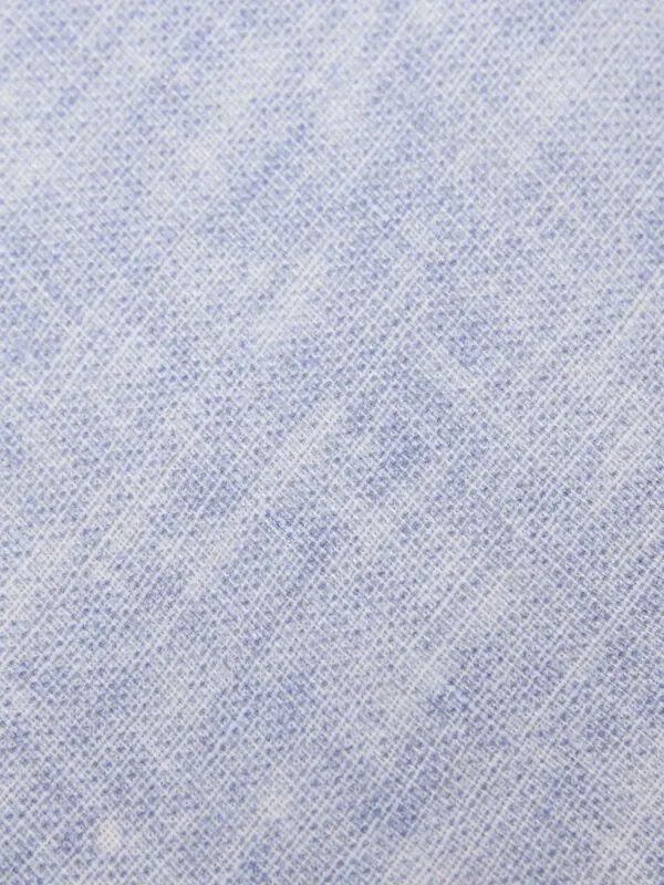 REISS Luciano Linen Woven Standard Neck Tie - Soft Blue
