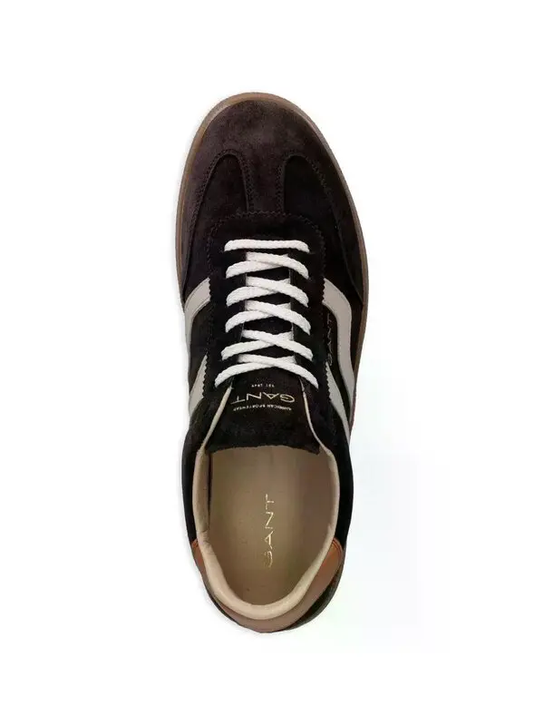 Gant Striped Suede Sneakers - Brown
