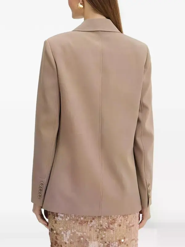 Guess Double-breasted Blazer - Brown