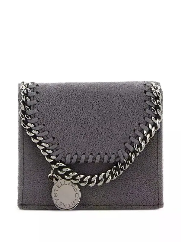 Stella McCartney Falabella Chain Detail Wallet - Grey