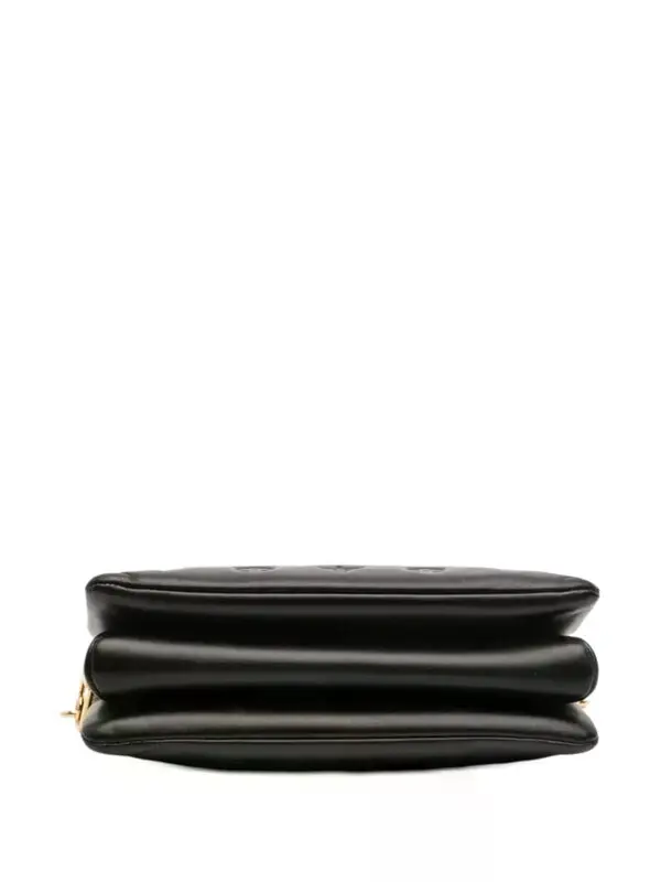 LOUIS VUITTON Monogram Embossed Lambskin Coussin Pm - Black
