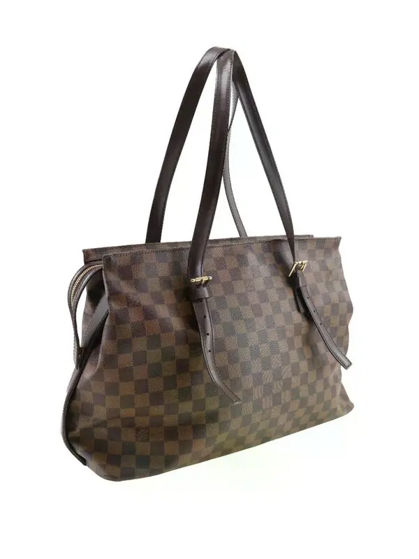 LOUIS VUITTON 2005 Damier Ebene Chelsea Shoulder Bag - Brown