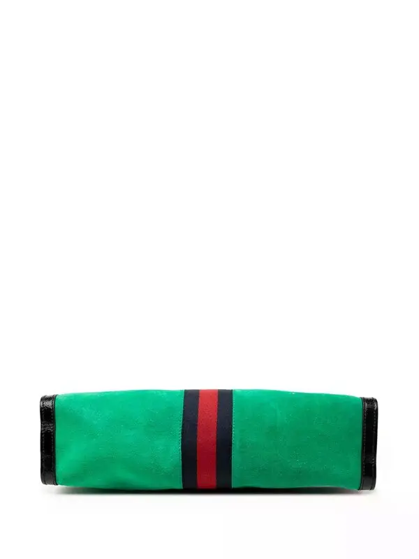 Gucci Medium Suede Web Ophidia Chain Shoulder Bag