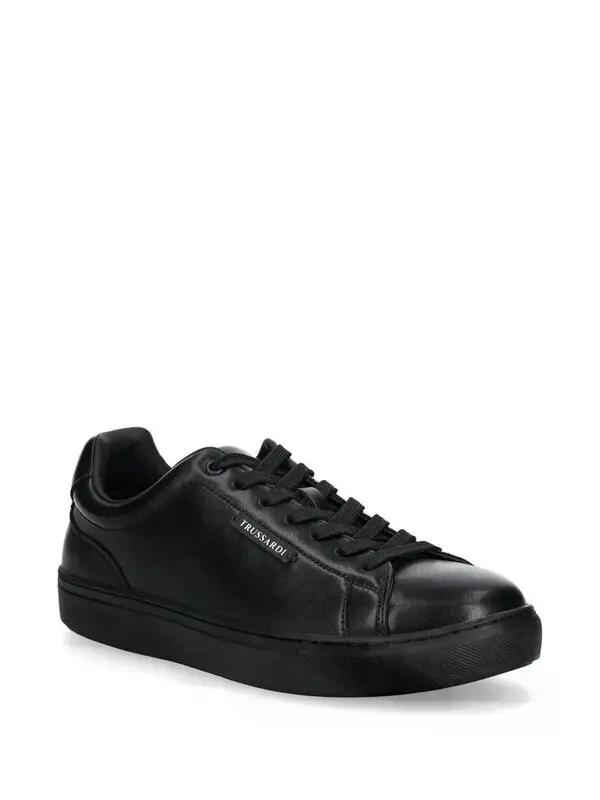 TRUSSARDI Logo Leather Sneakers