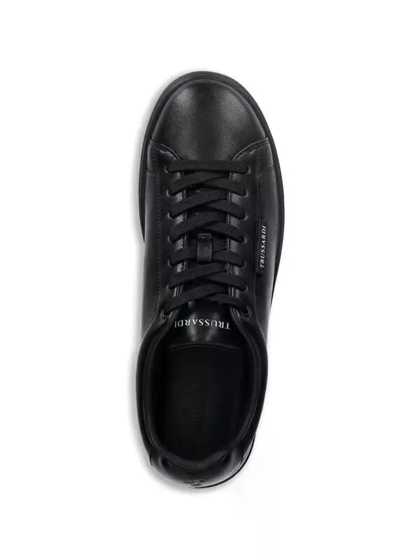 TRUSSARDI Logo Leather Sneakers