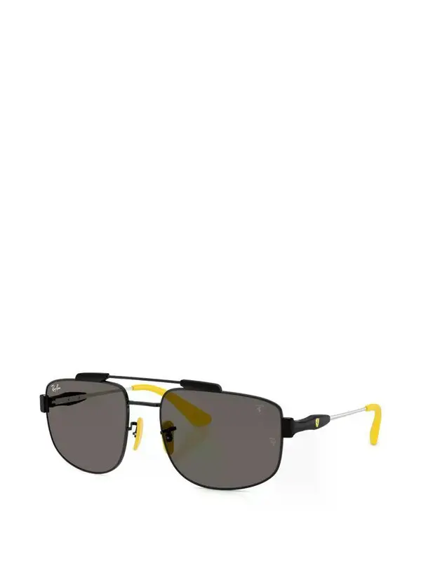 Ray-ban X Scuderia Ferrari Rectangle-frame Sunglasses
