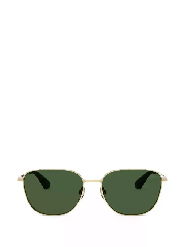 Burberry Square-frame Sunglasses - Gold