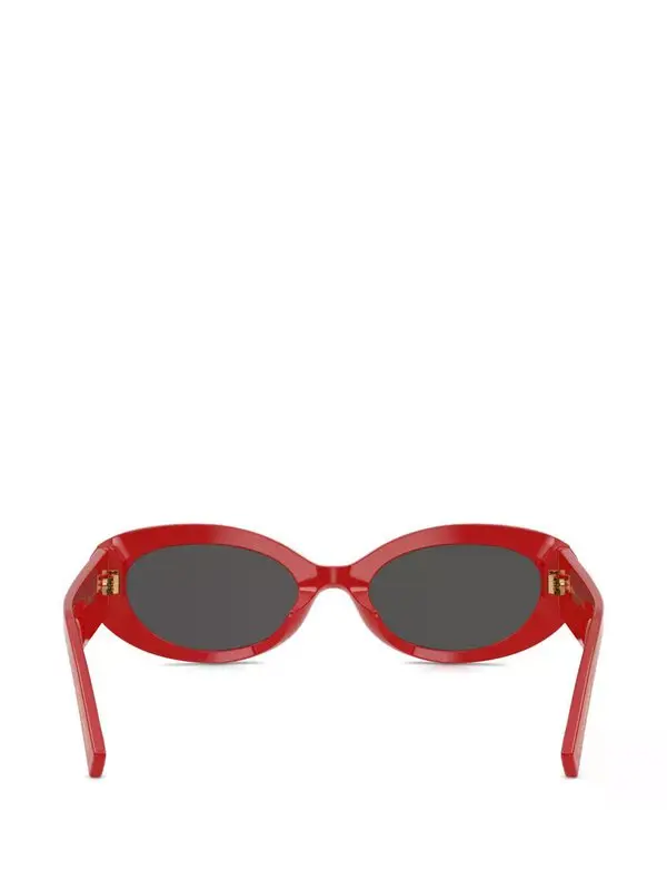 Dolce & Gabbana Oval-frame Sunglasses - Red
