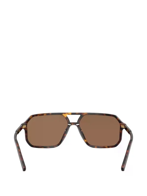 Dolce & Gabbana Pilot-frame Tortoiseshell Sunglasses