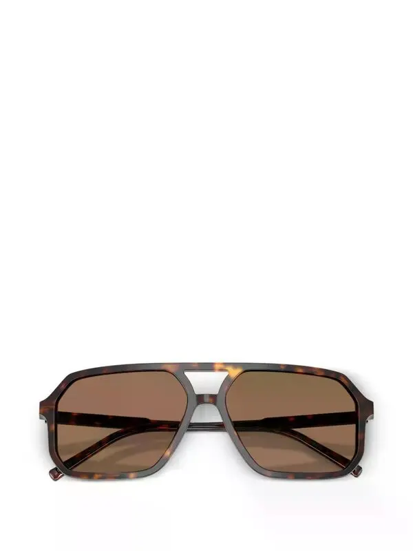 Dolce & Gabbana Pilot-frame Tortoiseshell Sunglasses