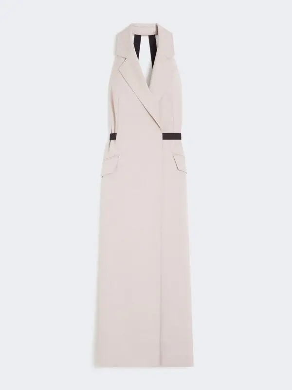 Max Mara Wool And Cotton Canvas Dress