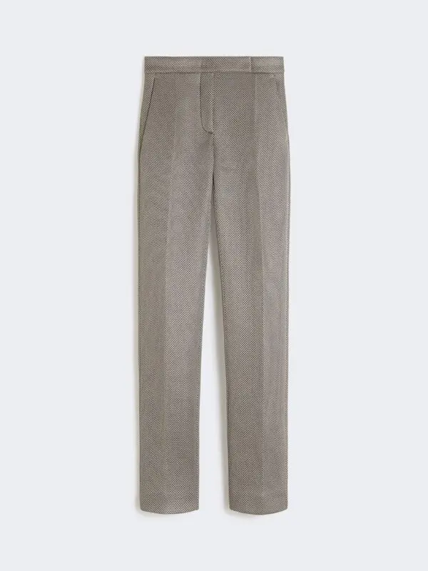 Max Mara Slim-fit Jersey Mesh Trousers