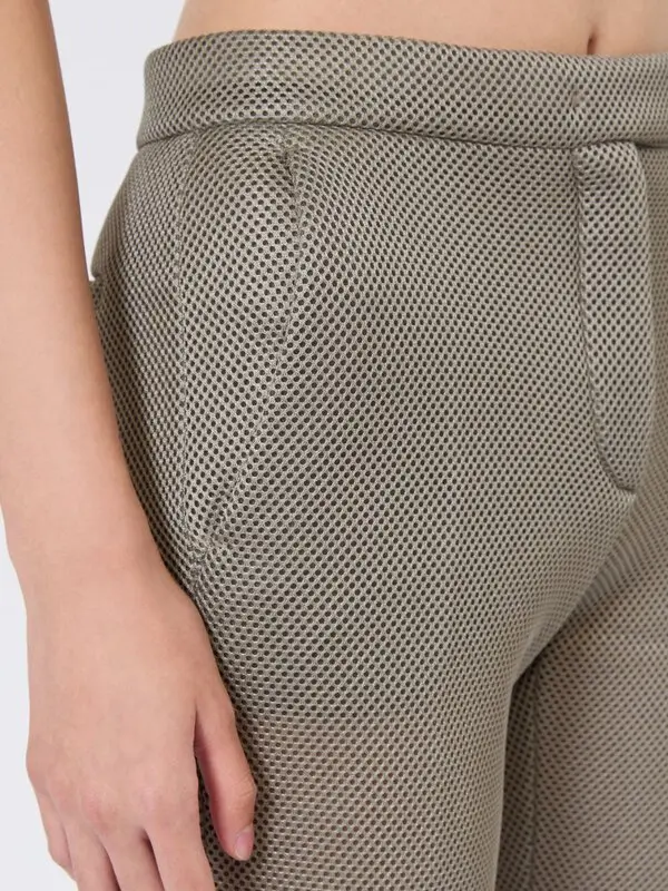 Max Mara Slim-fit Jersey Mesh Trousers