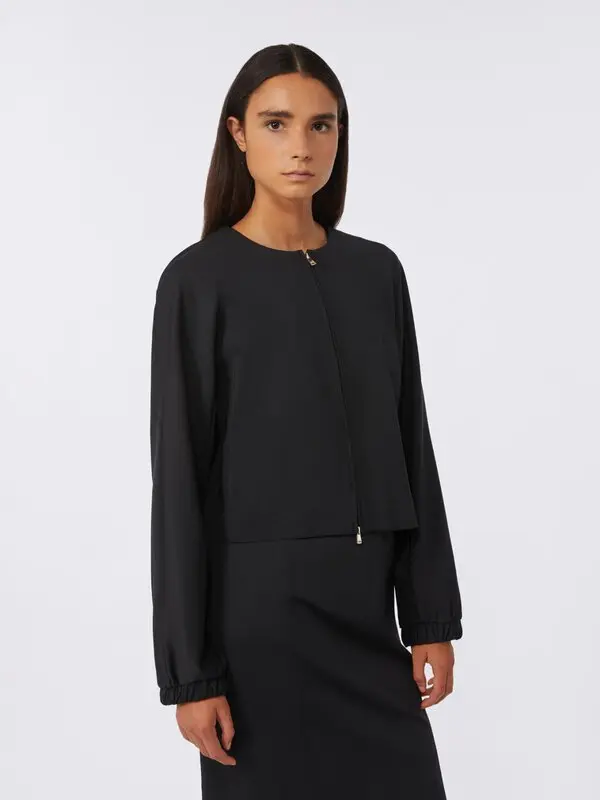 Max Mara Viscose Jersey Boxy Jacket