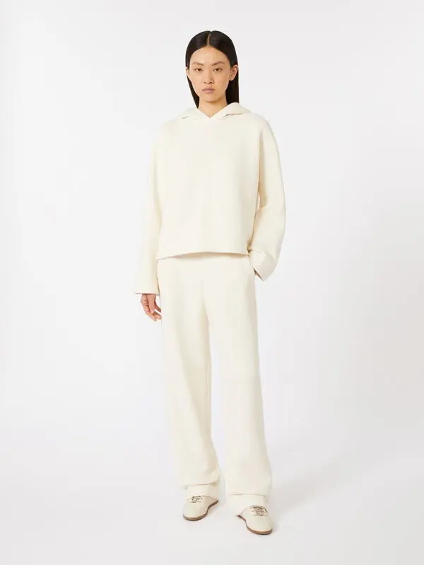 Max Mara Cotton Jersey Hooded Sweatshirt