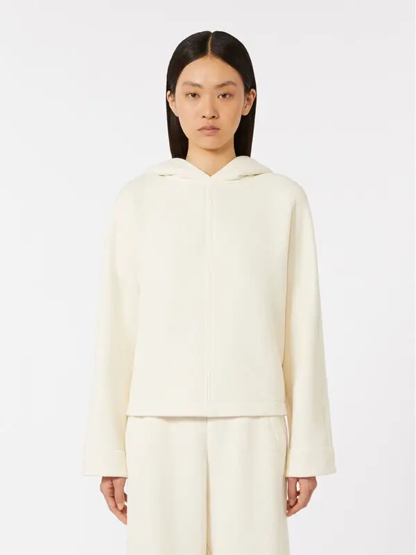 Max Mara Cotton Jersey Hooded Sweatshirt