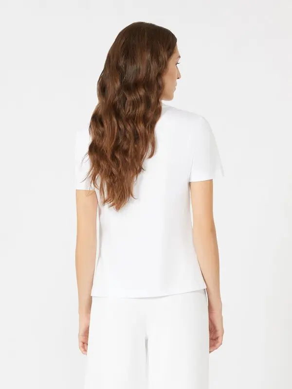 Max Mara Cotton T-shirt - Optical White
