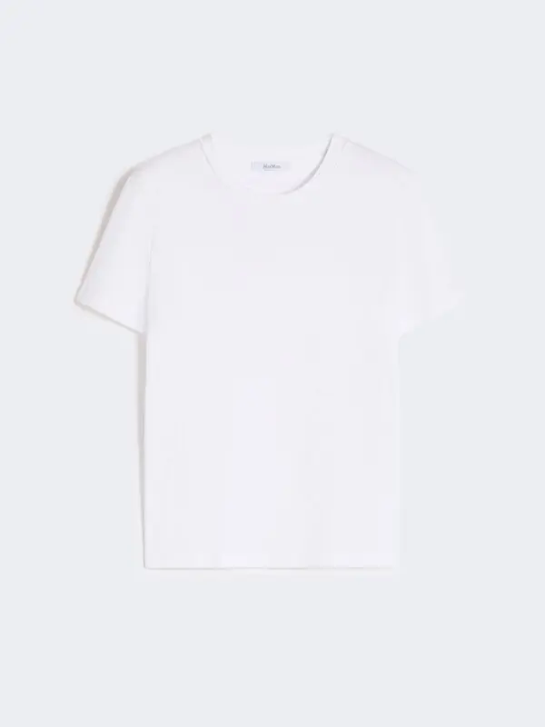 Max Mara Cotton T-shirt - Optical White