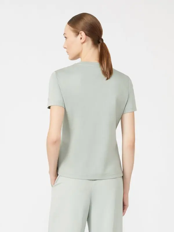 Max Mara Cotton T-shirt - Pastel Green